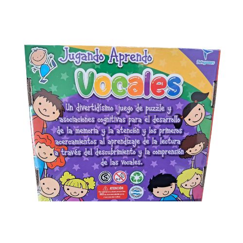 Juego de mesa jugando APRENDO VOCALES