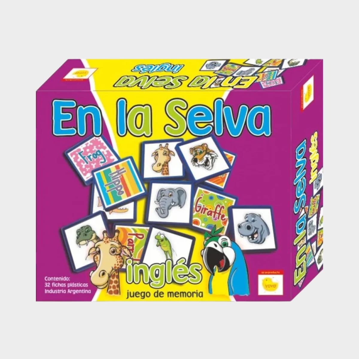 Juego de memoria memo en Ingles EN LA SELVA